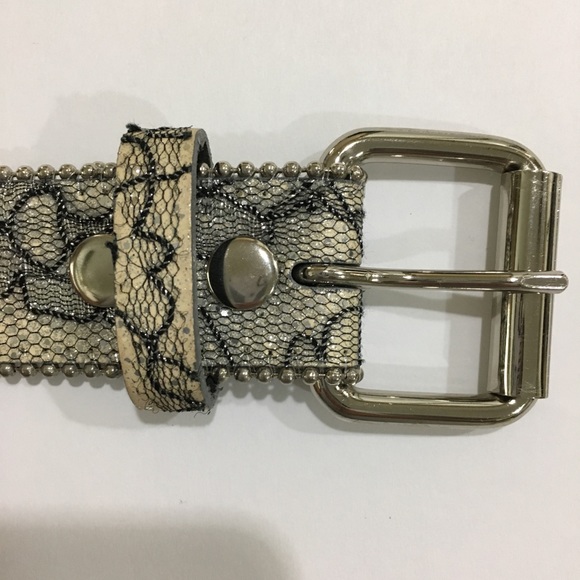 TILT | Accessories | Tilt Floral Glitter Belt Large | Poshmark